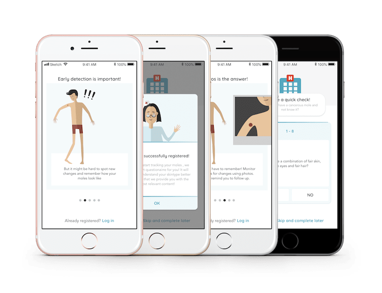 MoleCare App Screenshots